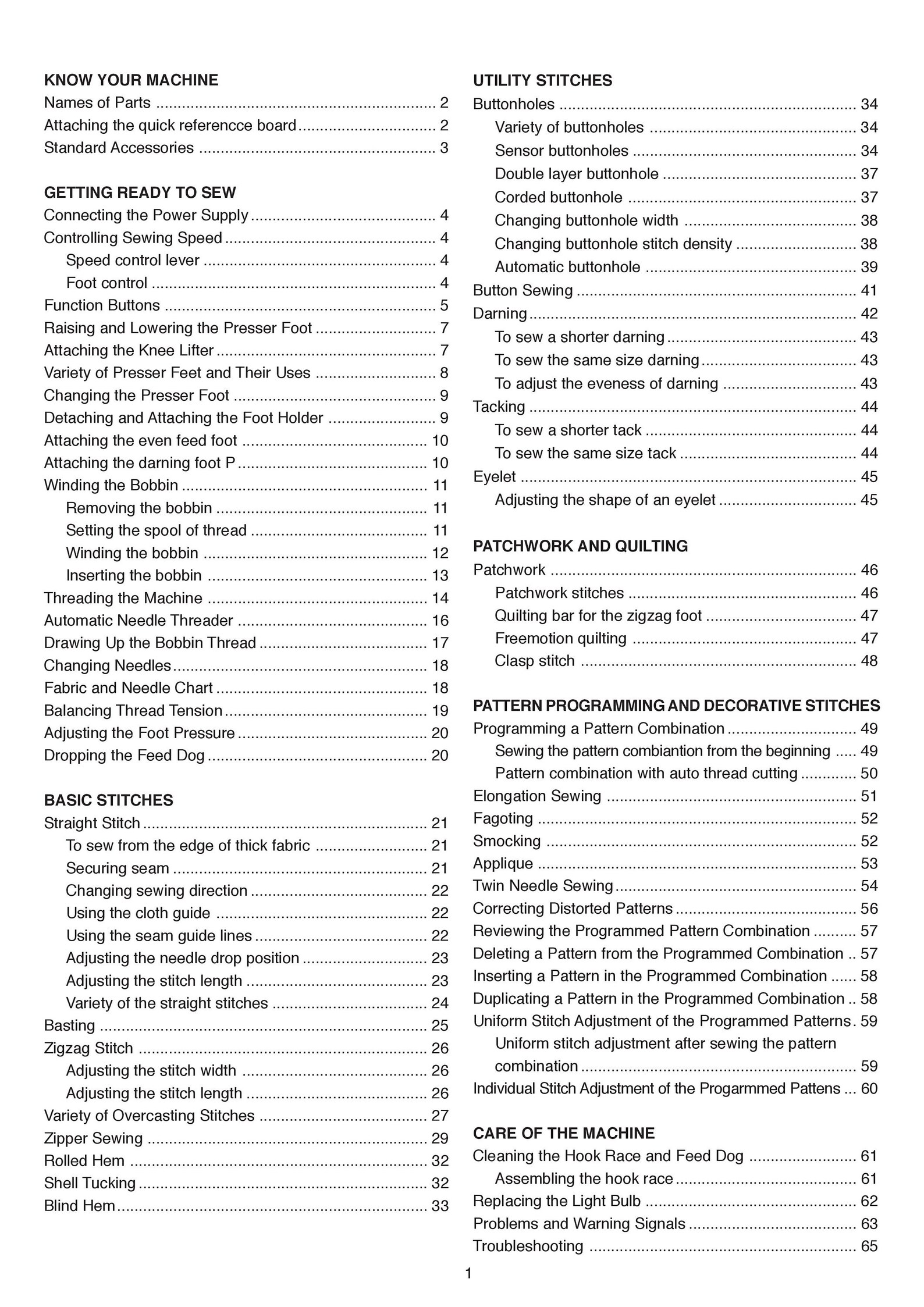 Janome 6300 Sewing Machine Instruction Manual (PDF User Guide) - Etsy