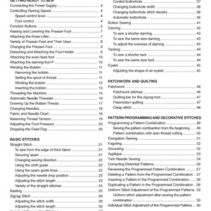 Janome 6300 Sewing Machine Instruction Manual (PDF User Guide) - Etsy