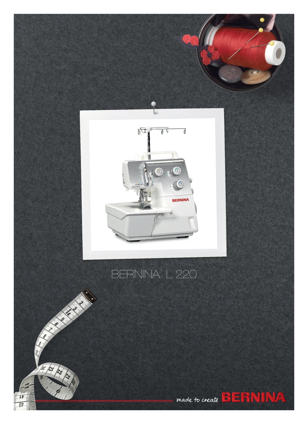 BERNINA L 220 Sewing Machine Instruction Manual - English - Etsy