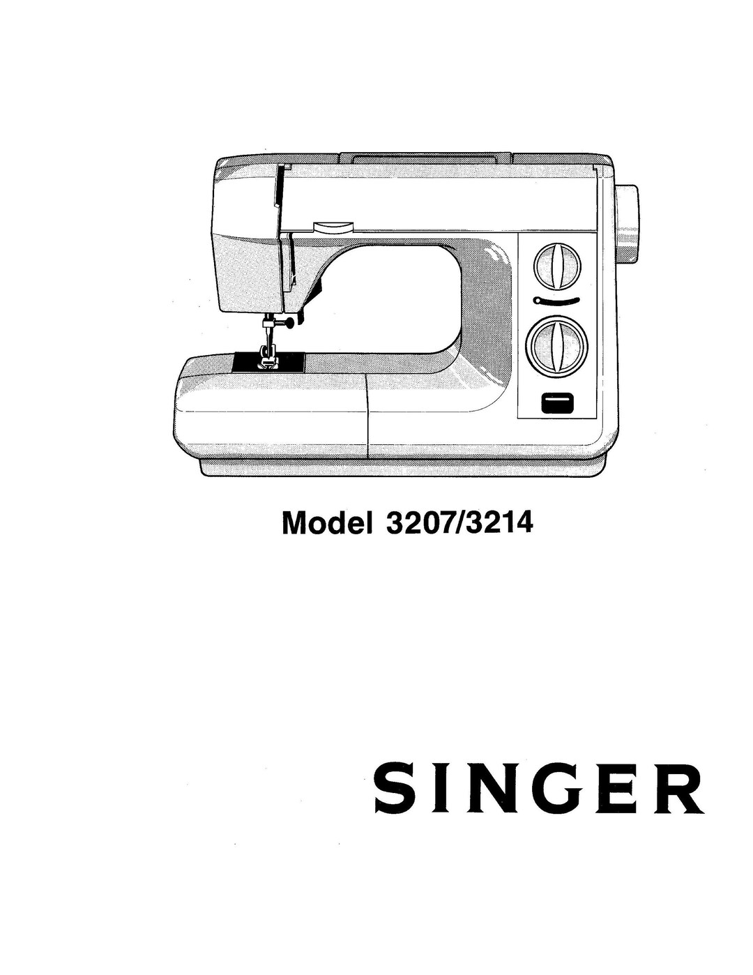 Singer 3214/3207 Sewing Machine User Manual (PDF) - Etsy UK