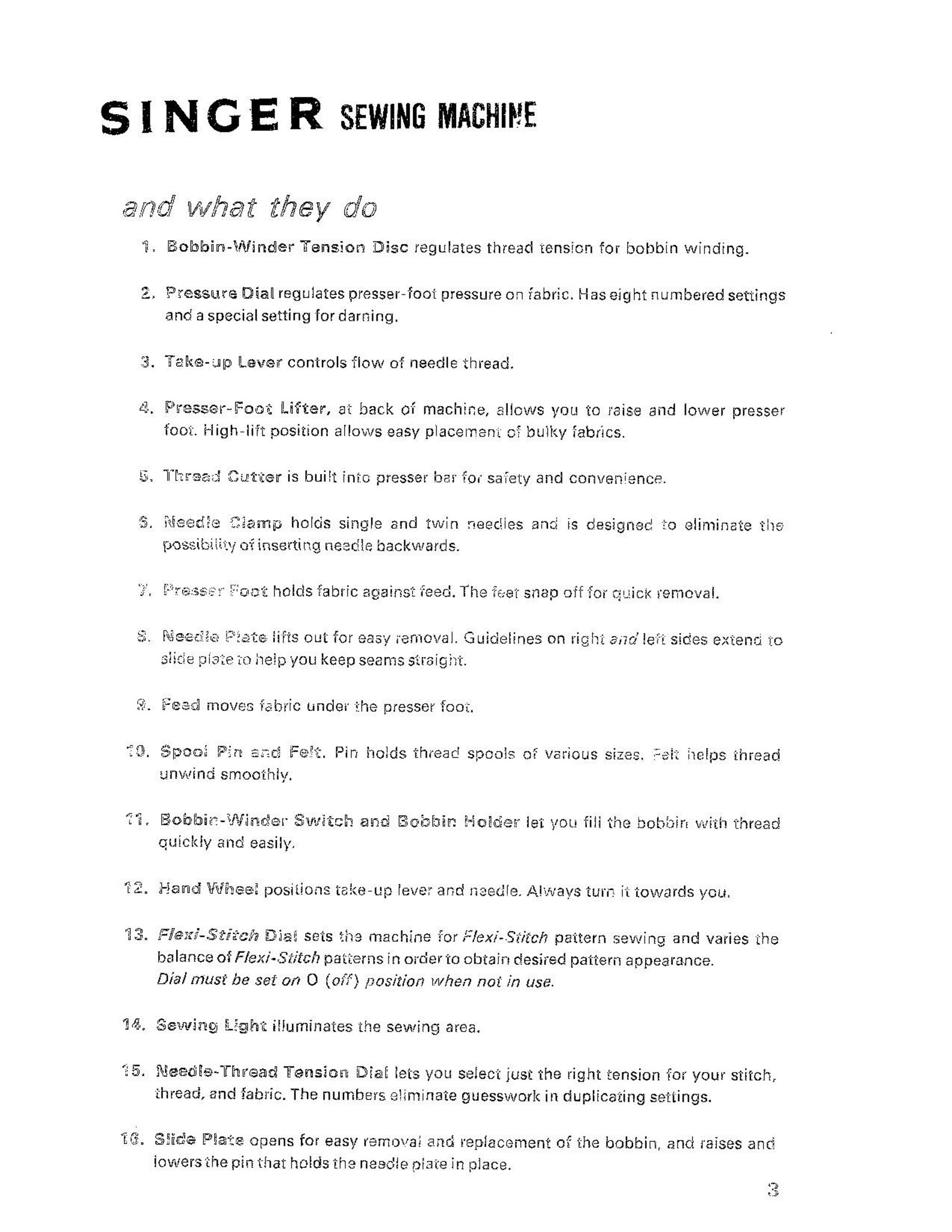 Singer 513 Stylist Sewing Machine Instruction Manual User - Etsy