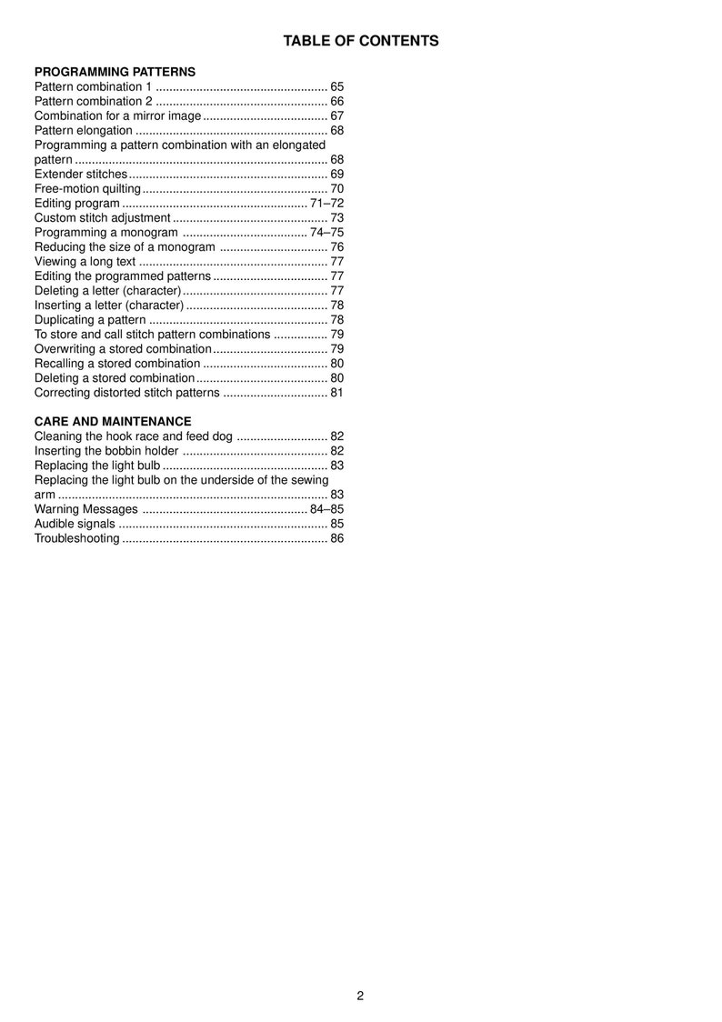 Janome 4900 Memory Craft Sewing Machine Instruction Manual (PDF) - Etsy