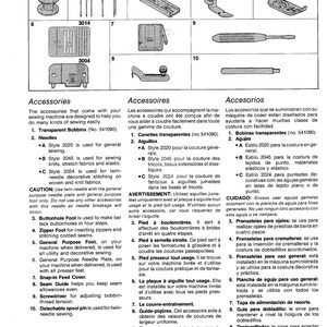 Singer 3004 - 3014 Sewing Machine Instruction Manual - User Manual ...