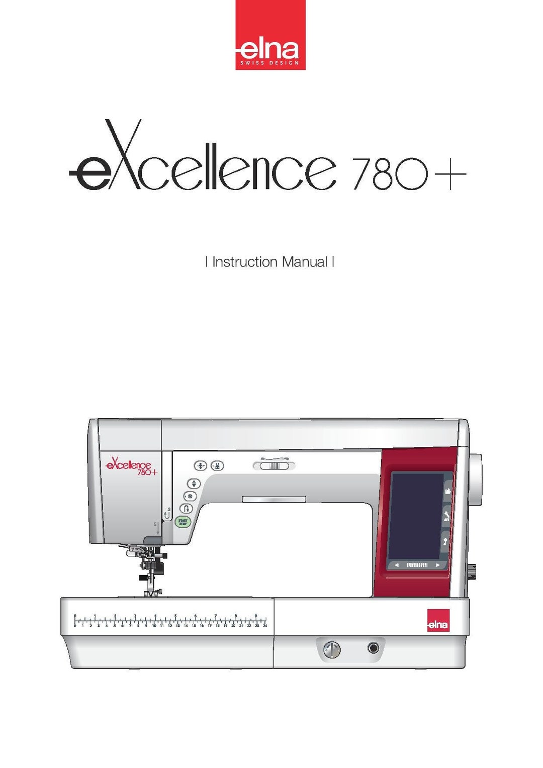 Elna Excellence 780+ Sewing Machine Instruction Manual - Etsy