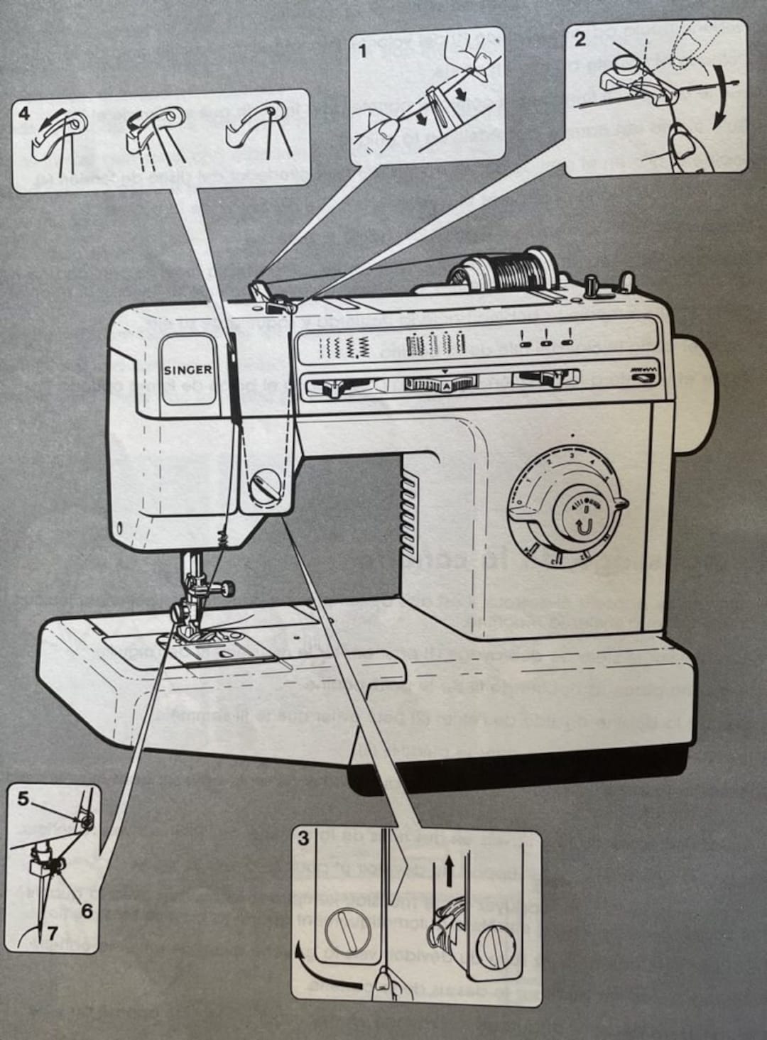 Singer Prima 20 - Prima 30 Sewing Machine - User Manual - Instruction ...