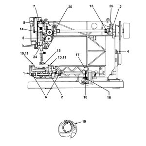 Husqvarna VIKING 350-400-500-600 Sewing Machine Service Manual ...