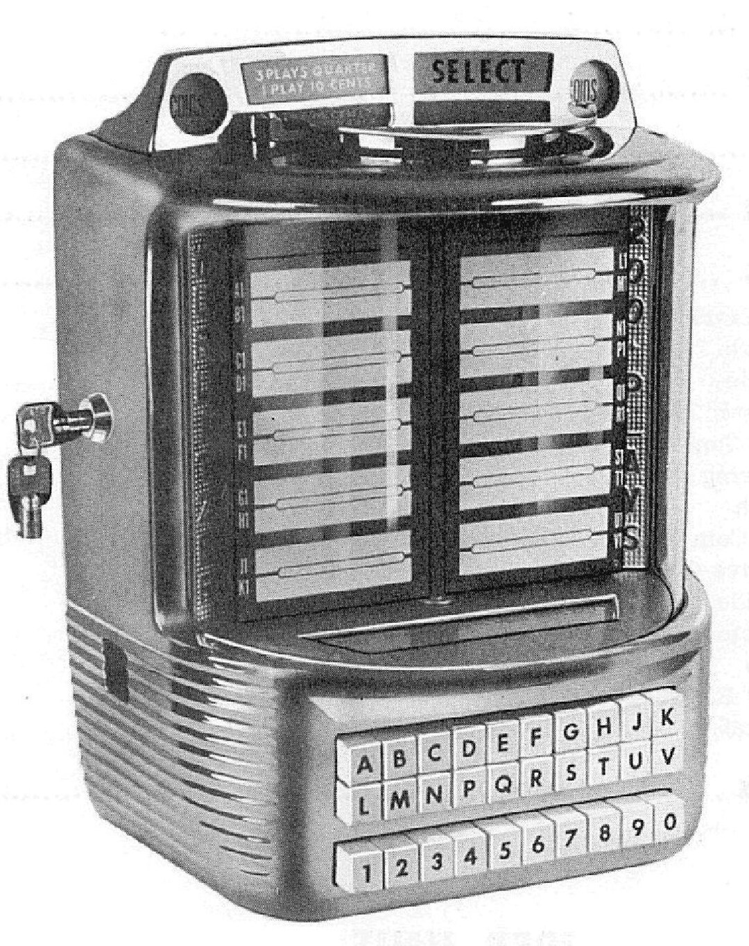 Wurlitzer - 5210 Wall Box -stepper - Service Manual - Parts Catalog ...