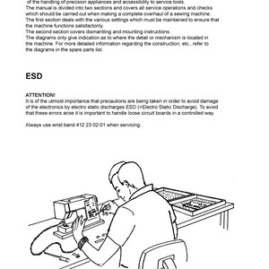 Husqvarna VIKING 350-400-500-600 Sewing Machine Service Manual ...