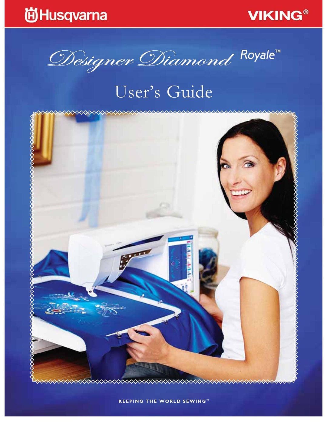 Husqvarna Viking Designer Diamond Royale Sewing Machine Instruction ...