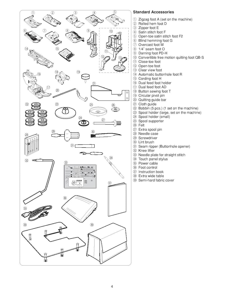 Elna Excellence 760 Sewing Machine Instruction Manual - Etsy