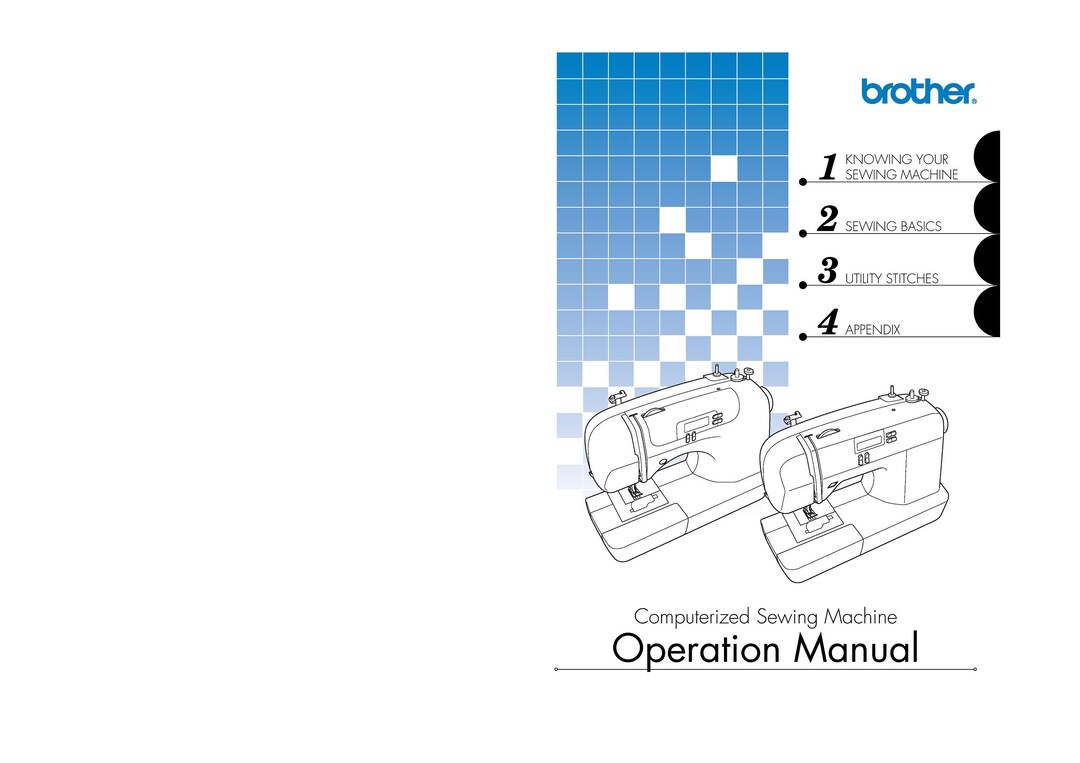 Brother BC-2500 Sewing Machine Instruction Manual - 68 Pages - Etsy