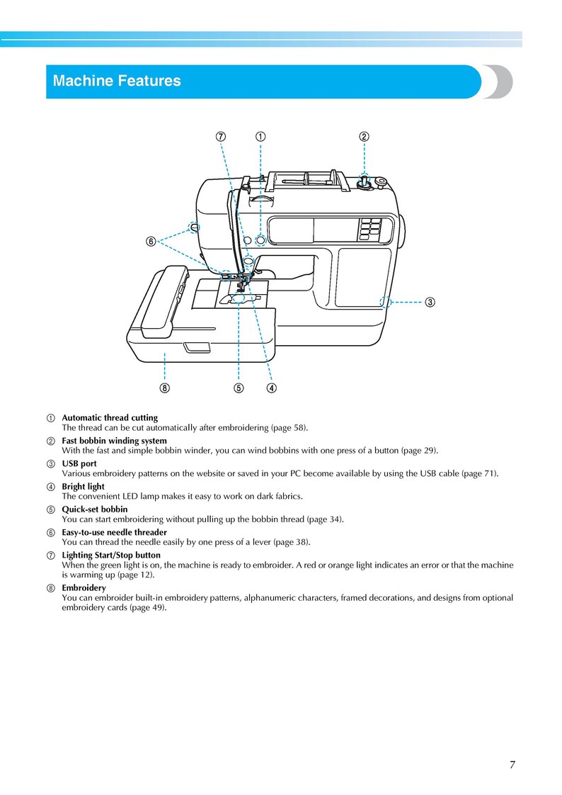 Brother PE540D Sewing Machine User Manual - Complete Guide - Etsy