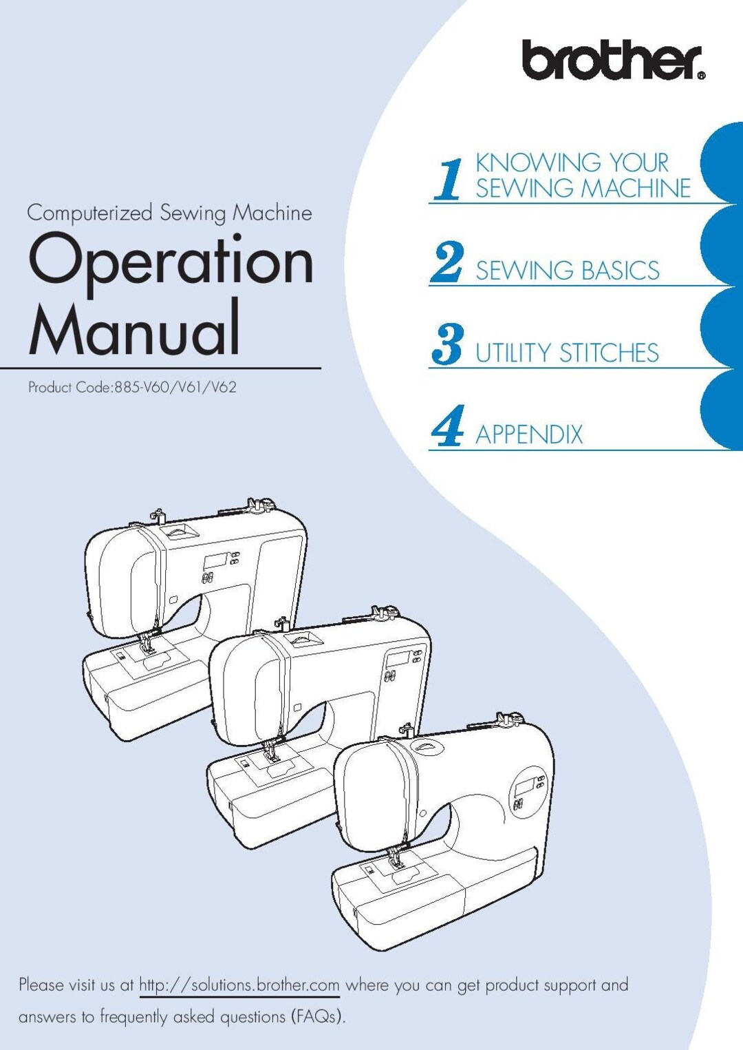 Brother HS2500 Sewing Machine Instruction Manual - User Manual ...
