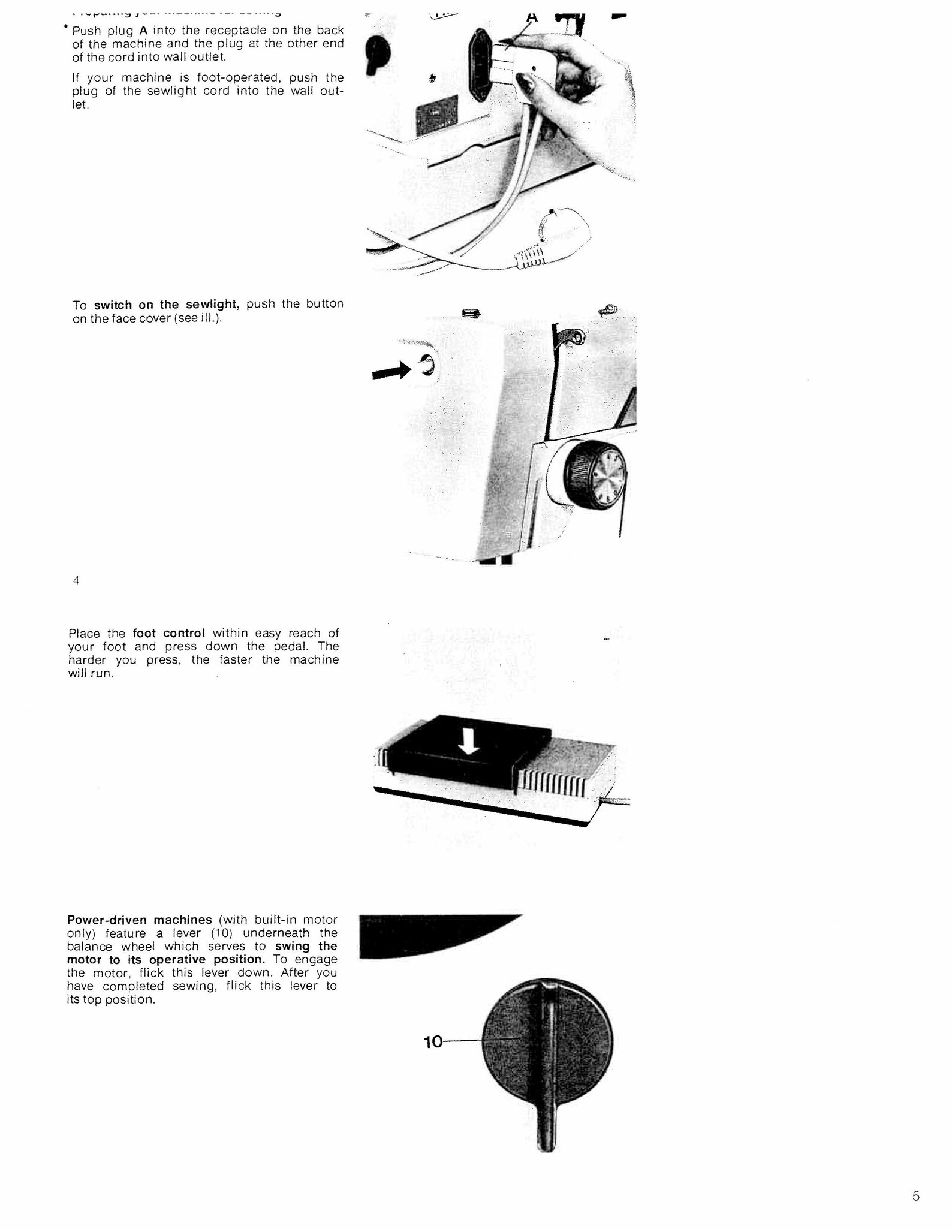 Pfaff 294/295 Sewing Machine Instruction Manual - English - Etsy