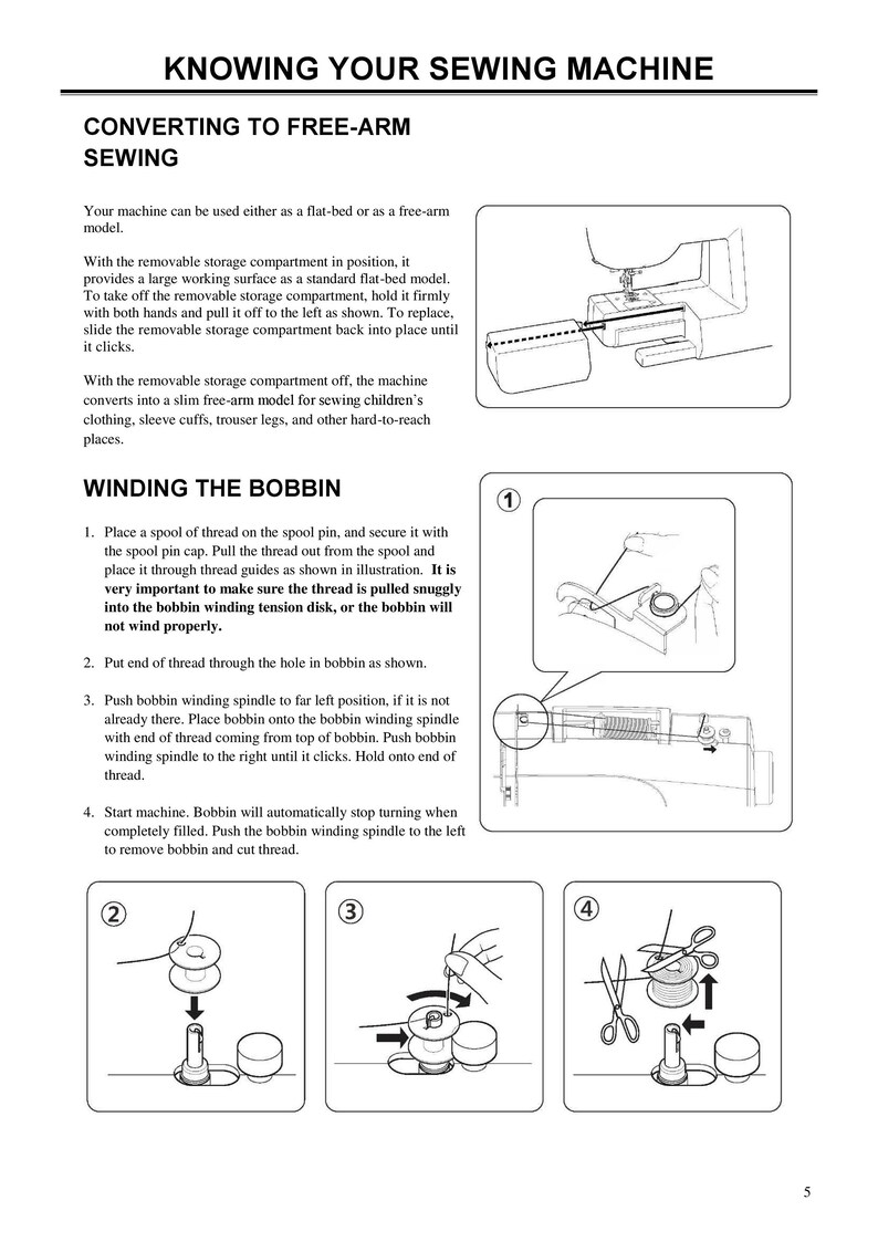 Singer SC220 Sewing Machine Instruction Manual - English (PDF) - Etsy