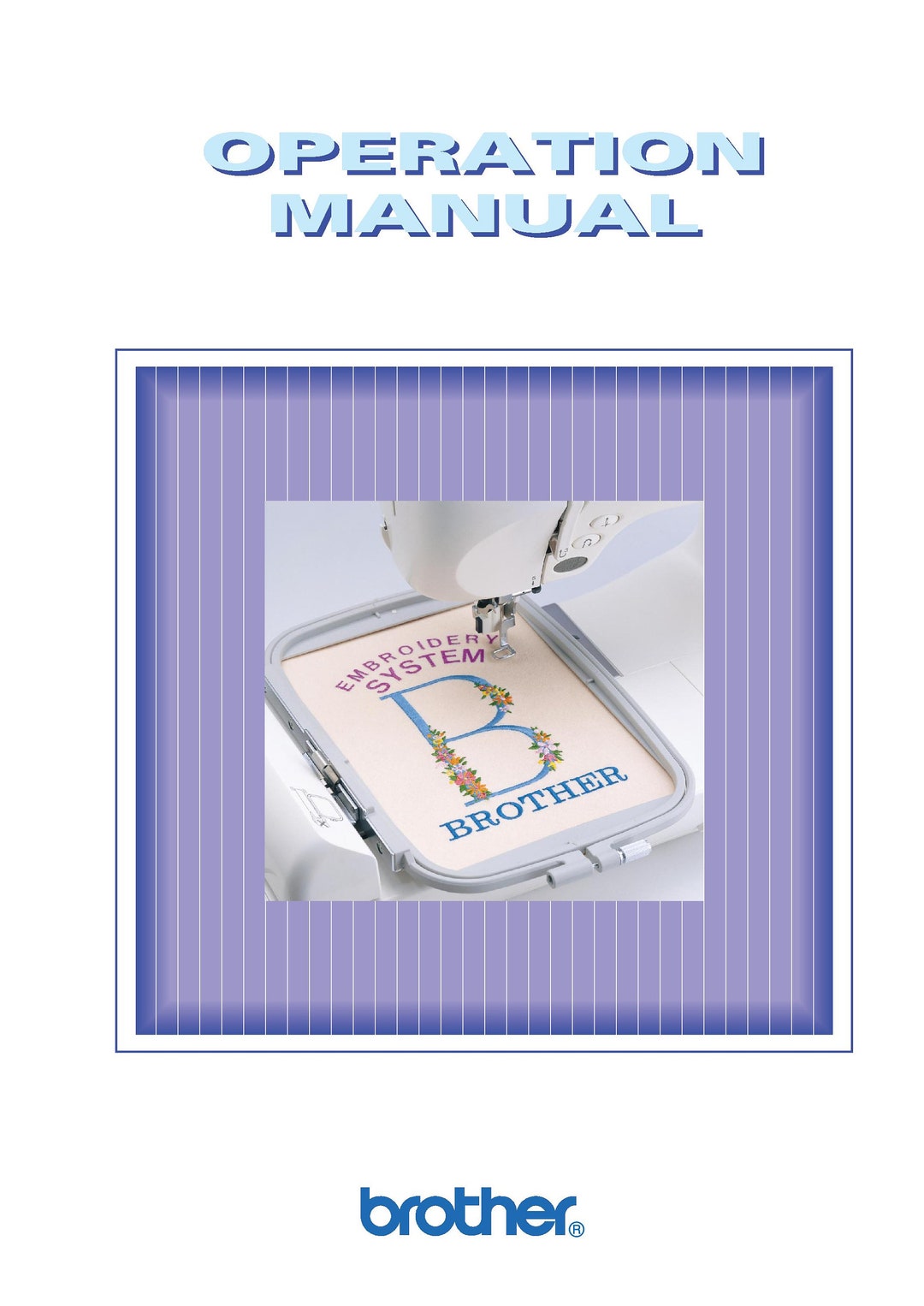 Brother PC8500 Sewing Machine Instruction Manual - 196 Pages - Etsy