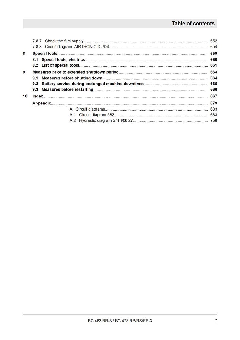 Bomag BC 473 EB-3 Service Manual 00840212 - English (PDF Download) - Etsy