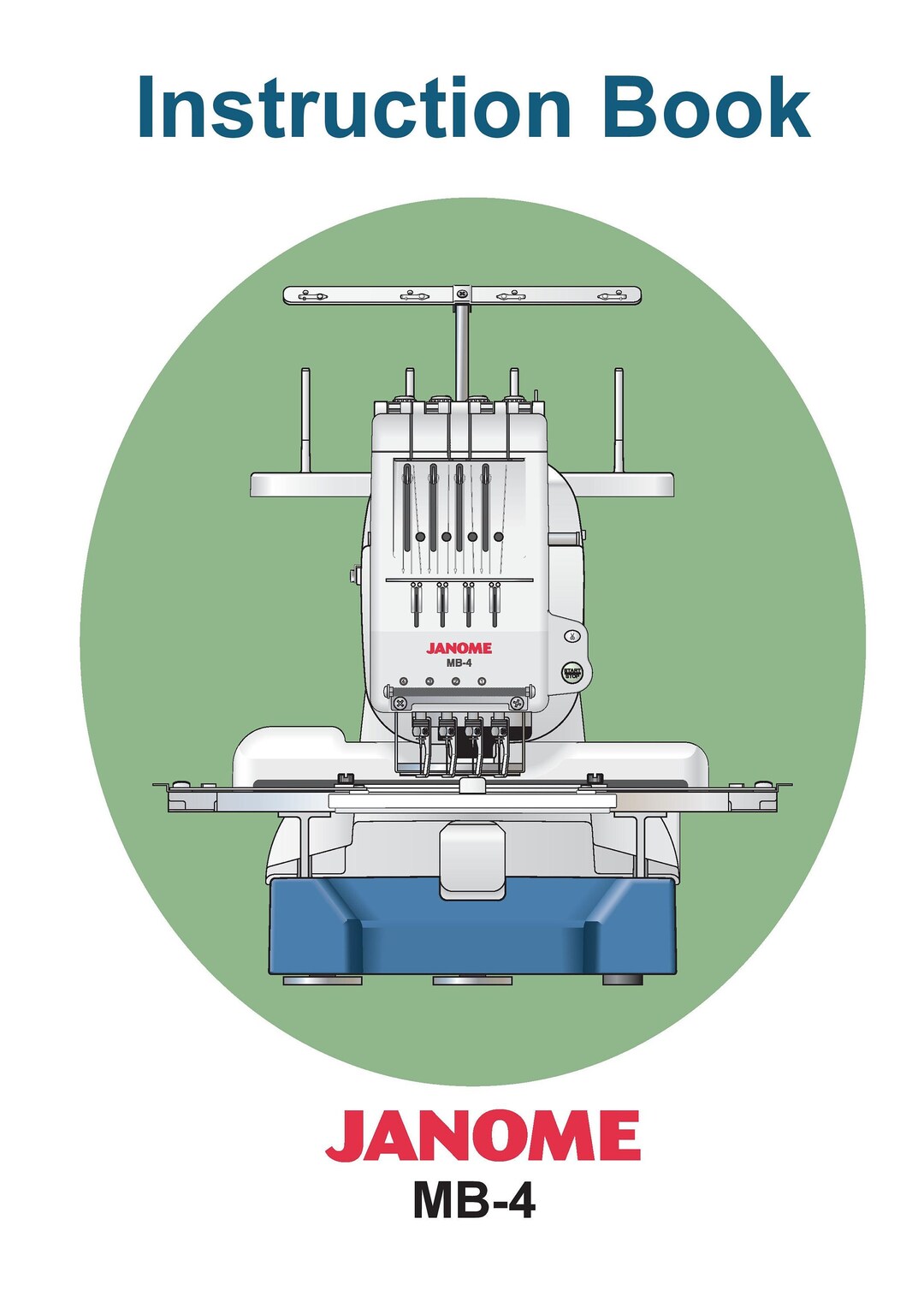 Janome MB-4 Sewing Machine Instruction Manual (PDF) - Etsy