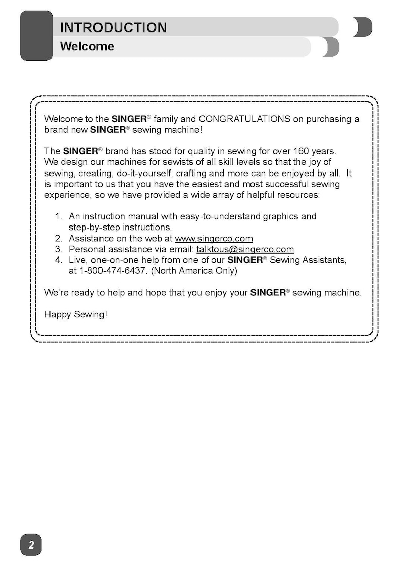 Singer 3342 Fashion Mate Sewing Machine Instruction Manual (PDF) - Etsy