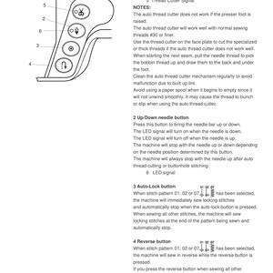 Janome 6300 Sewing Machine Instruction Manual (PDF User Guide) - Etsy