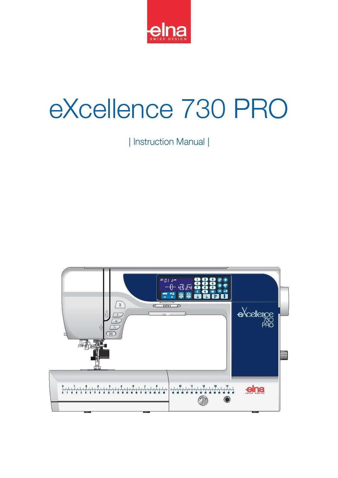 Elna Excellence 730 Pro Sewing Machine Instruction Manual - Etsy