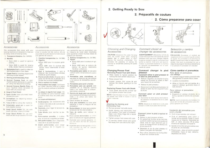 Singer 5530 Sewing Machine Instruction Manual: User Guide (PDF) - Etsy
