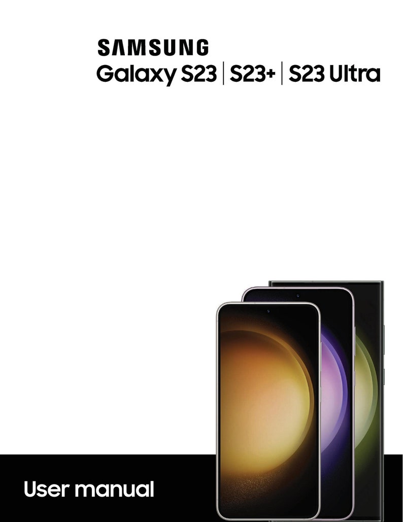 Samsung Galaxy S23 S23 S23 Ultra Owners Manual User Manual Instruction ... Samsung Galaxy S23 S23 S23 Ultra Owners Manual User Manual Instruction ...