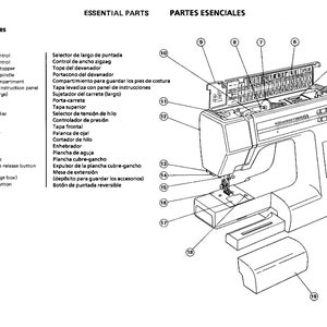 Janome MW3018 - ML3023 Sewing Machine Instruction Manual - User Manual ...