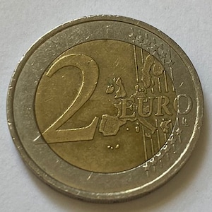 Rare 2 Euro Coin France 2001 - Tree of Life - LIBERTÉ, EGALITÉ ...