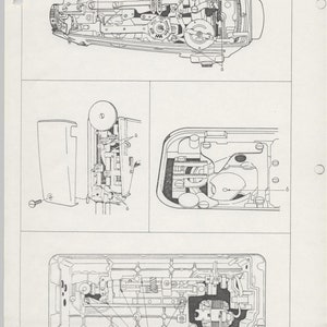 Singer 518 - 538 Stylist Sewing Machine Service Manual - English - Etsy