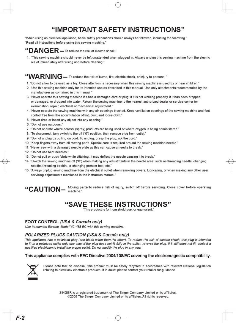 Singer 7256 Fashion Mate Sewing Machine Instruction Manual (PDF) - Etsy