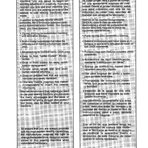 Singer 4522 - 4525 - 6605 - 6211 - 6011 - 6012 - 6212 - 7011 Sewing ...