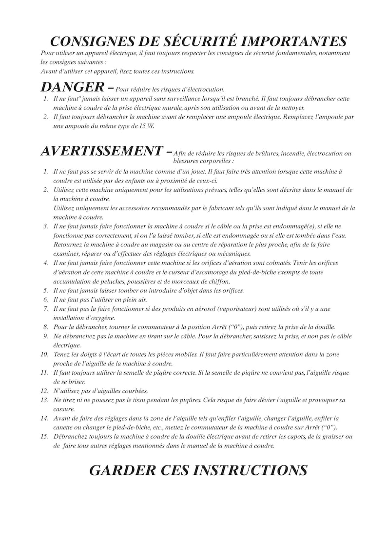 Janome QS2250 Sewing Machine Instruction Manual User Manual Complete ...