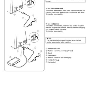 Janome 4900 Memory Craft Sewing Machine Instruction Manual (PDF) - Etsy