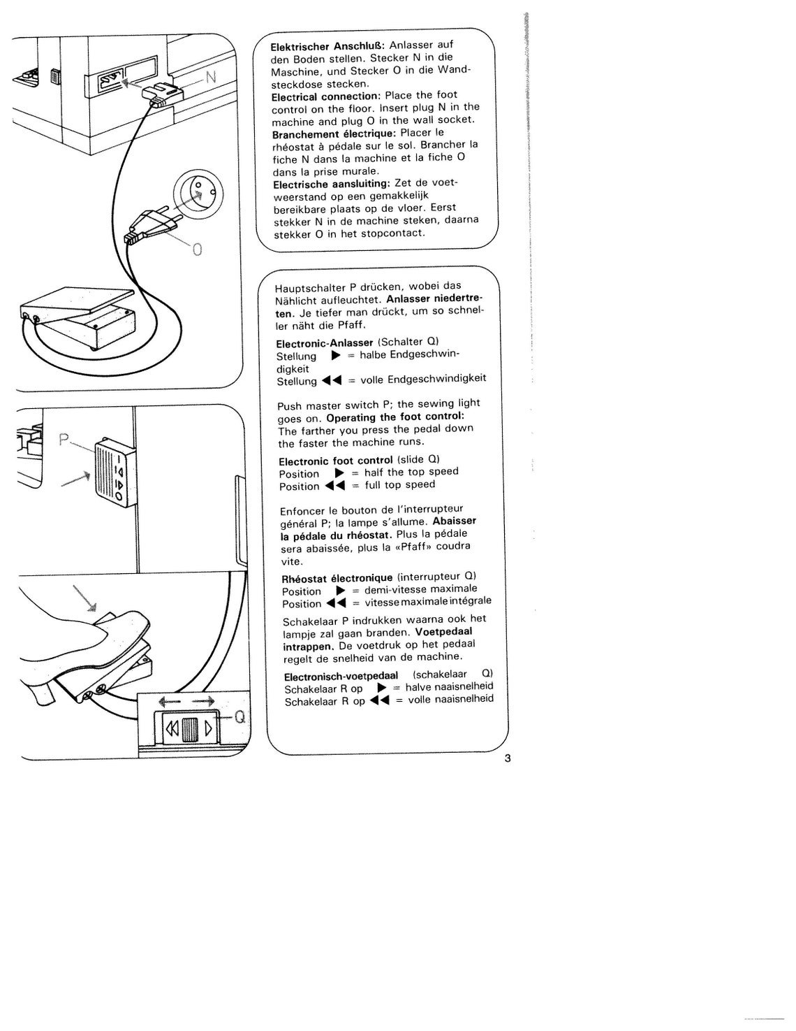 Pfaff Hobbymatic 919 Sewing Machine Instruction Manual - English - Etsy