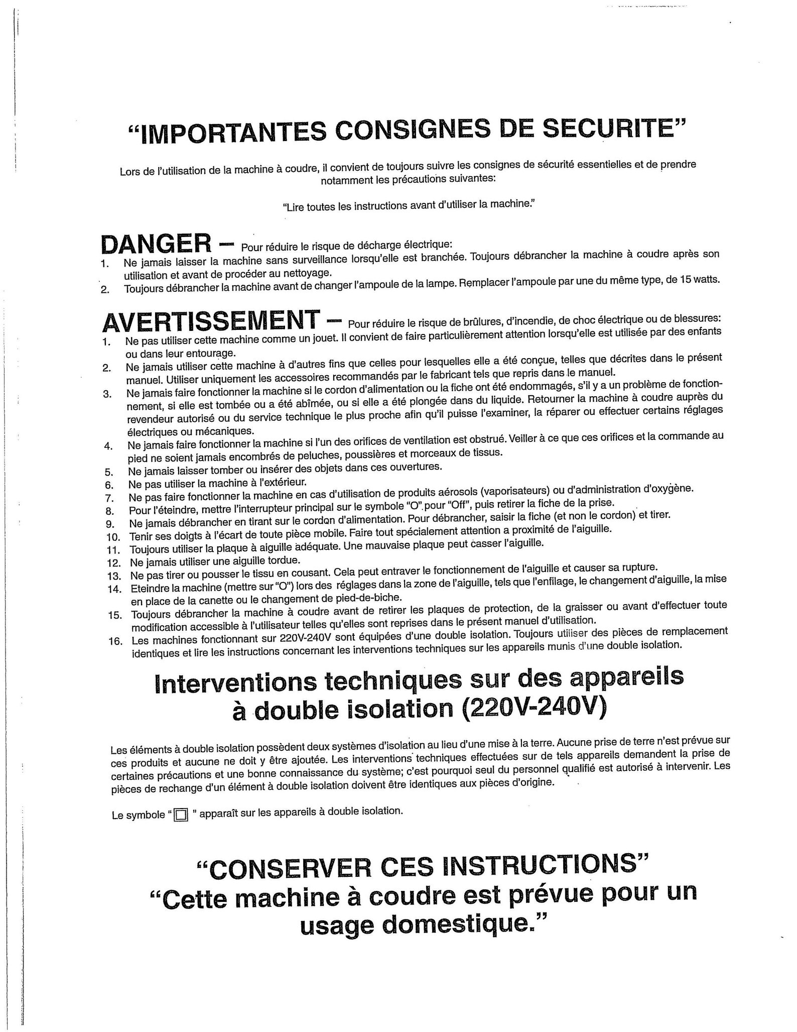 Bernette 50 60 70 75 Sewing Machine Instruction Manual User Manual ...