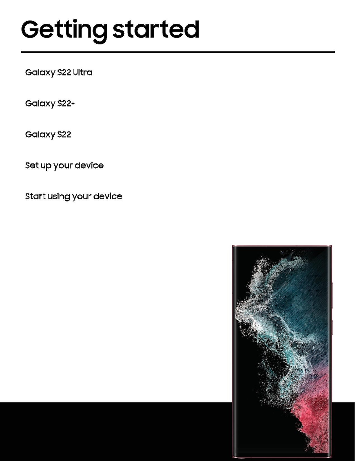 Samsung Galaxy S22 S22 S22 Ultra S22 Ultra 5G S22 5G S22 Ultra 5G ...