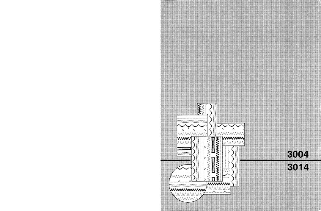 Singer 3000 - 3014 Sewing Machine Instruction Manual - User Manual ...
