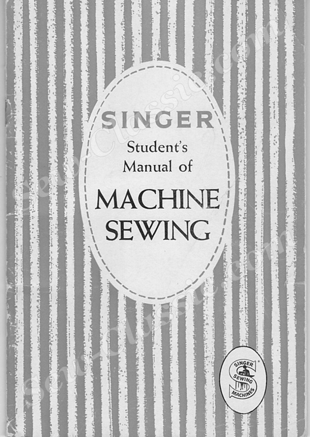Singer Student Handbook - Sewing- Machine- Service Manual - Instruction ...