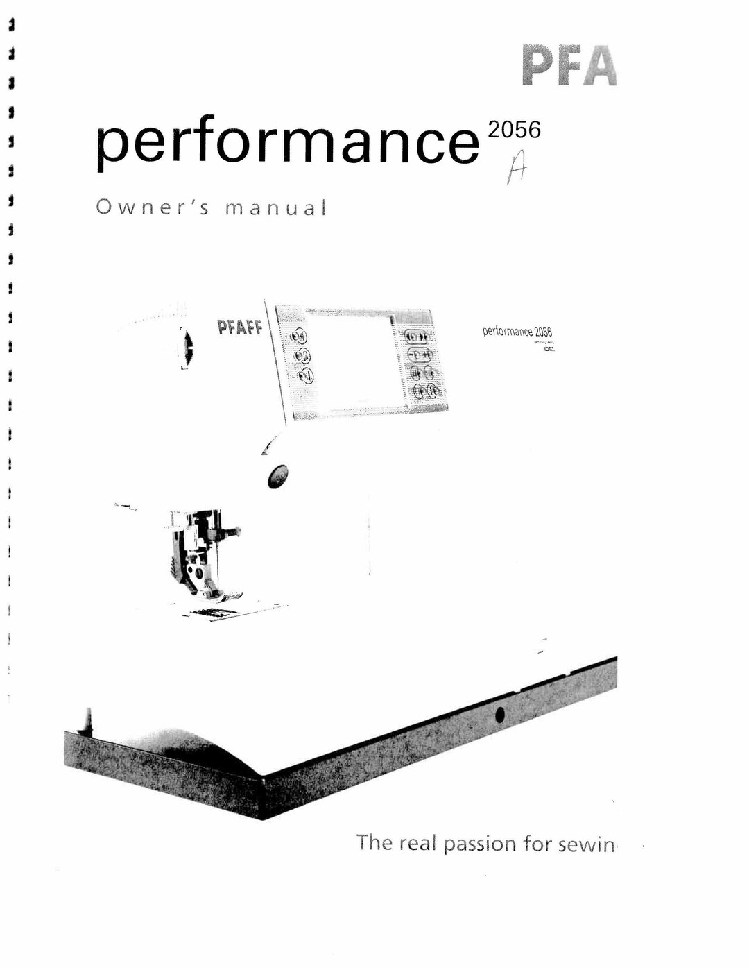 Pfaff 2056 Sewing Machine Instruction Manual - English - Etsy