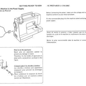 Janome 105 - 106 Sewing Machine Instruction Manual - User Manual ...