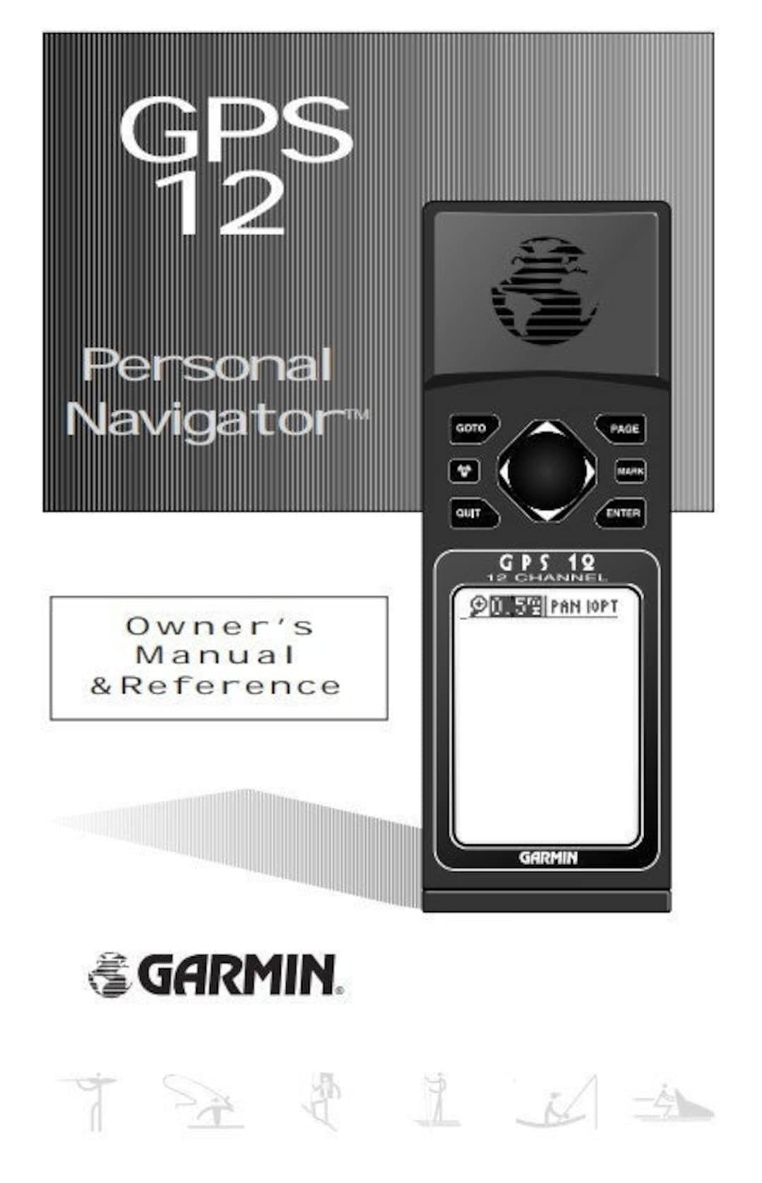 Garmin GPS 12 Personal Navigator Owners Manual - Instructions - User Manual - English - Etsy