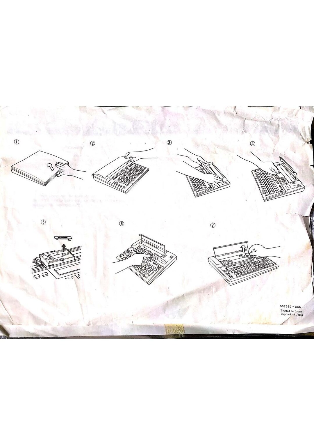 Brother EP-22 Typewriter Instruction Manual - Complete User Guide ...