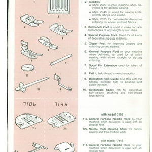 Singer 7146 - 7186 Sewing Machine Instruction Manual - User Manual ...
