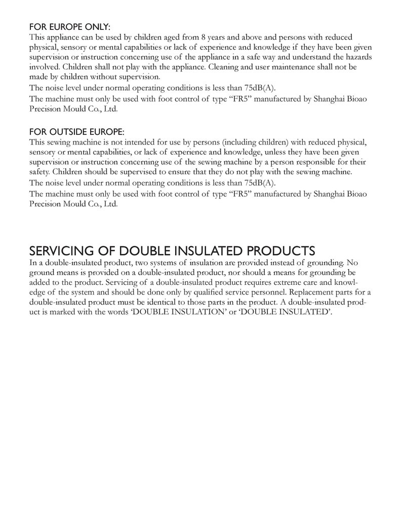 Husqvarna Viking Designer Ruby Royale Sewing Machine Instruction Manual ...