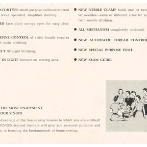 Singer 401 401A Slant-o-matic Sewing Machine Instruction Manual (PDF ...