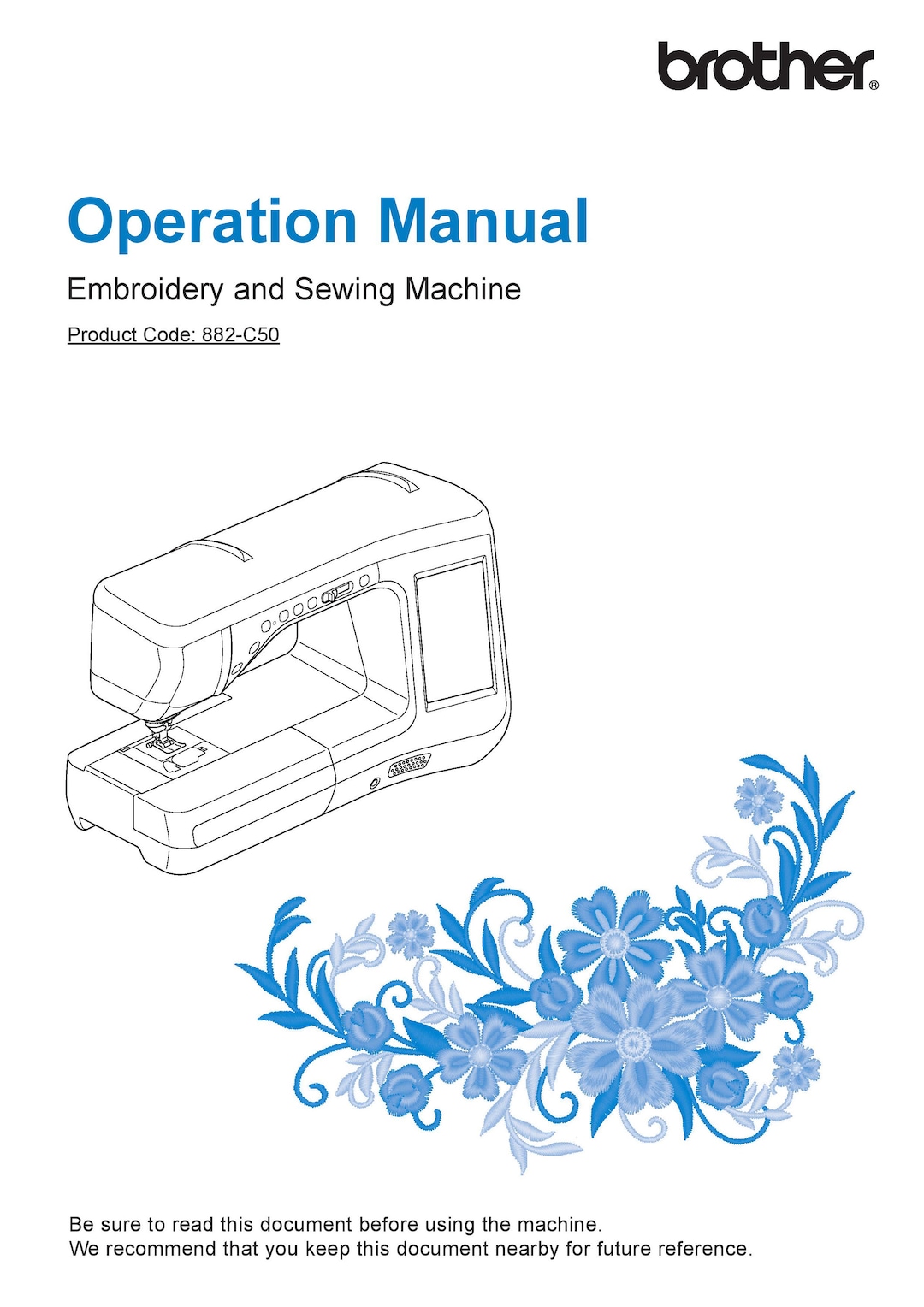 Brother VM5100 Sewing Machine Instruction Manual - 312 Pages - Etsy