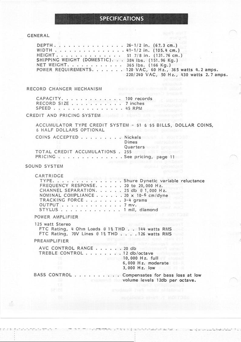 ROWE - R-89- Schematic - Service Manual - User Manual - Parts List ...
