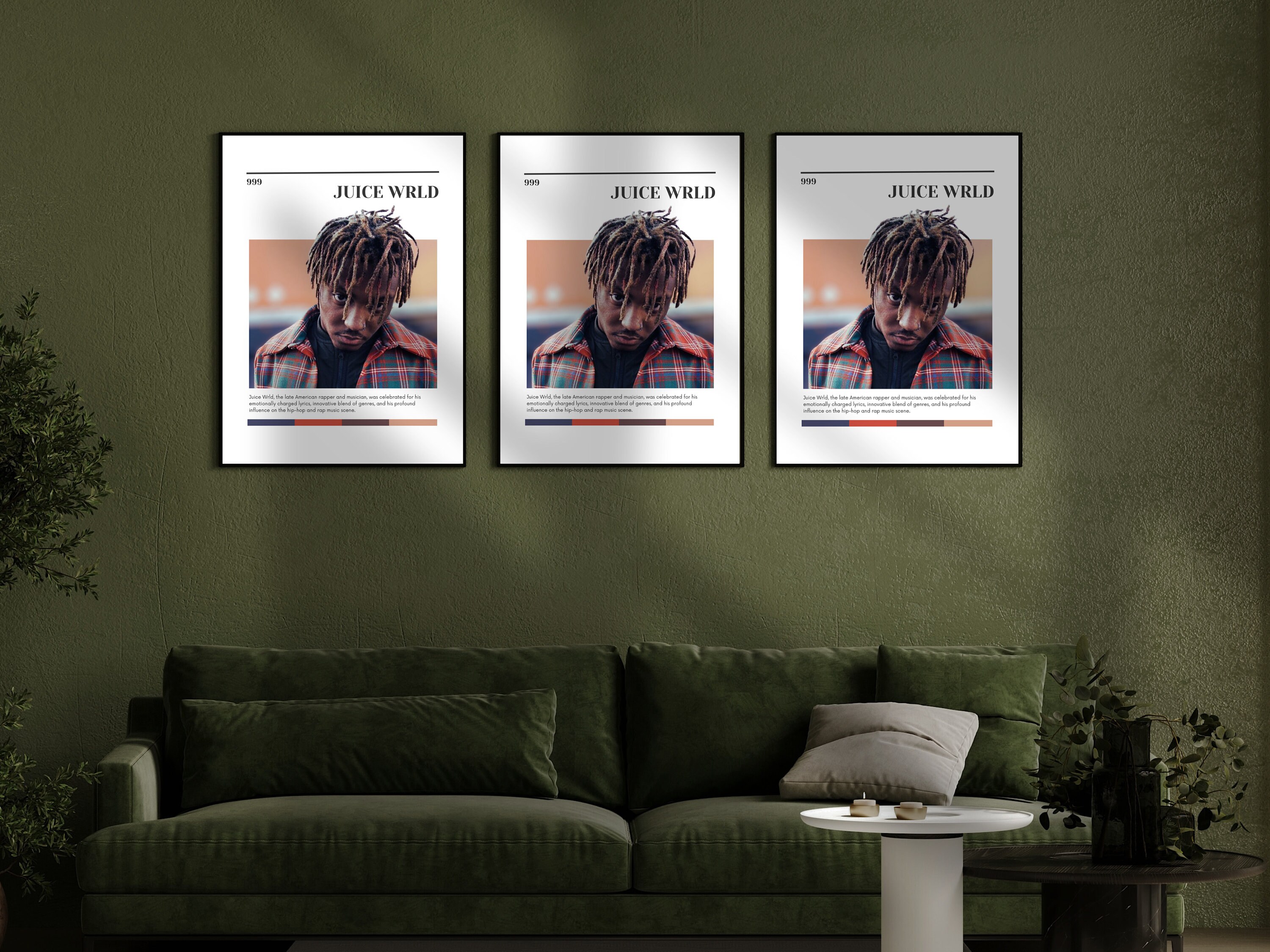 Juice Wrld Poster Retro Wall Art Juice Wrld Print Retro Juice Etsy