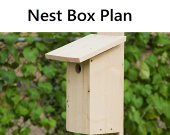 Bird Box Plan Diy - Etsy